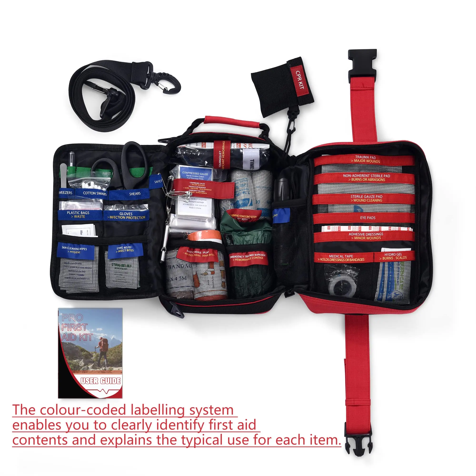 Advanced First Aid Kit,Comprehensive Trauma First Aid Kits With ...