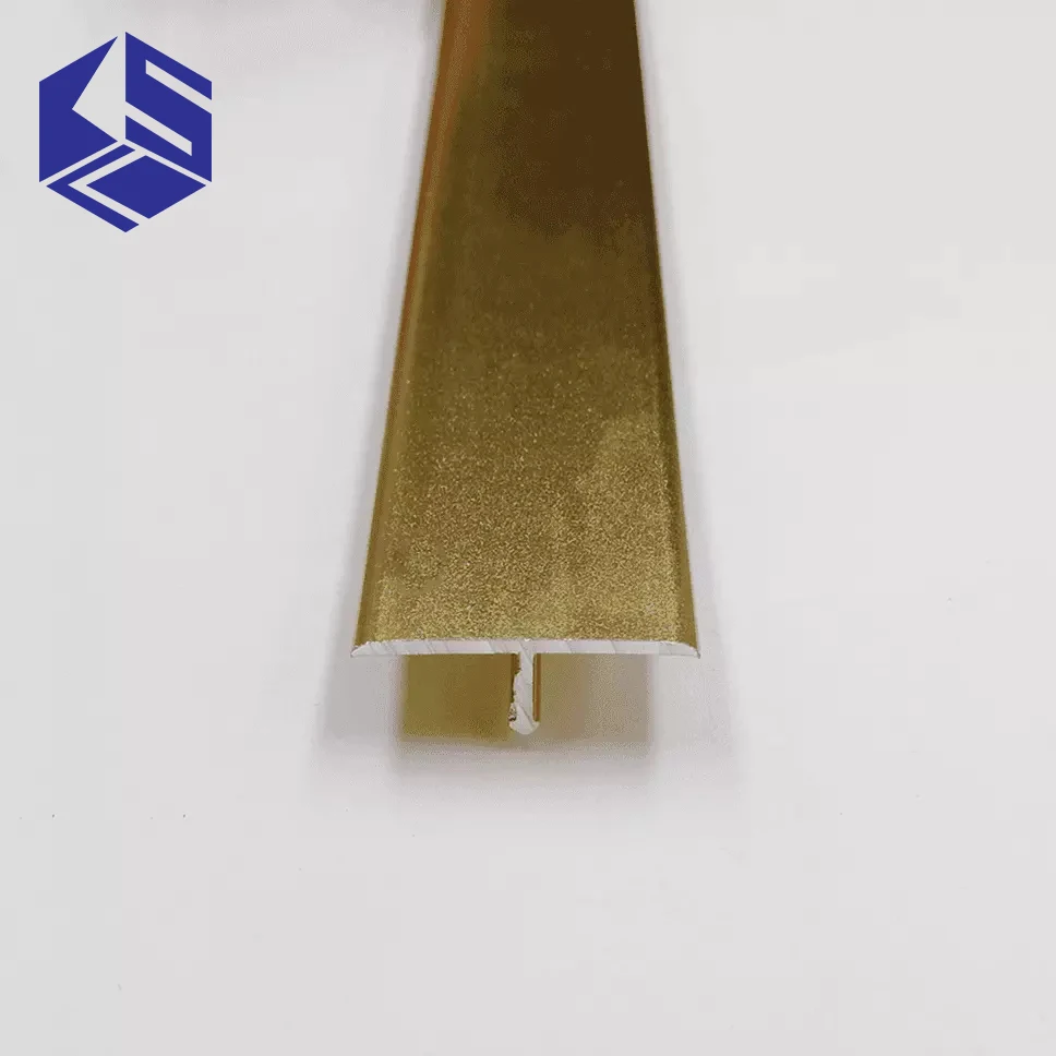 Foshan Decoration Aluminum Profiles T-shape Flooring Trim Flexible ...