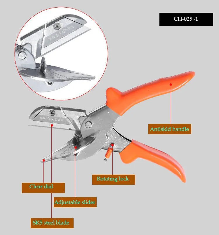 Multifunctional U-shaped Slotted Angle Cutter Angle Scissor For Wood ...