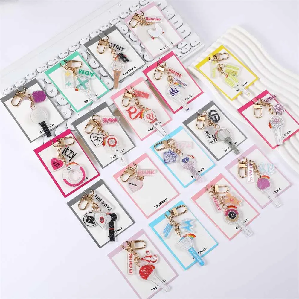 Kpop Keychain Stray Kids Ive Ateez Twice Astro Treasure The Boyz Itzy ...