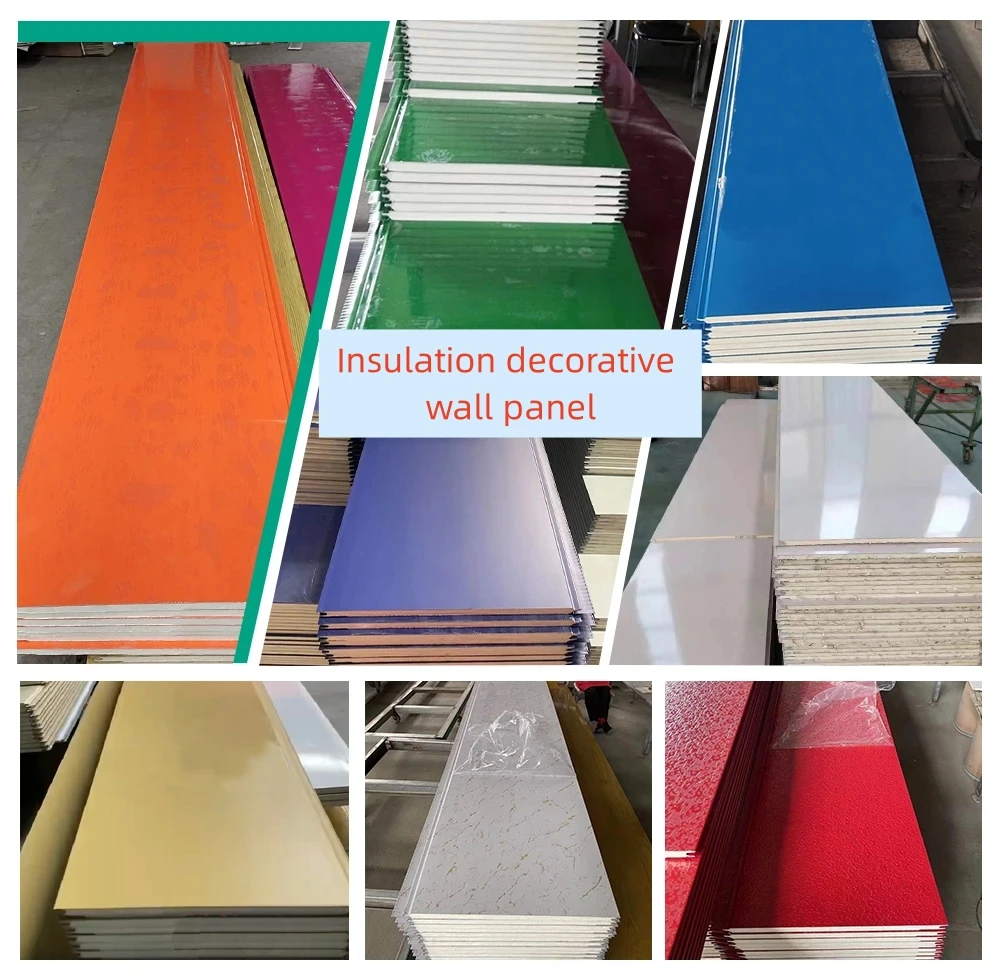 Thermal Insulation Exterior Wall Panels Pu Foam Wall Panel Metal Siding Panels Exterior Wall ...