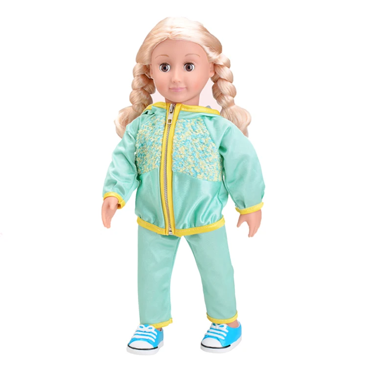 18inch Fat Girl Baby Doll Set Reborn Lively Baby Doll Handmade Toys For ...
