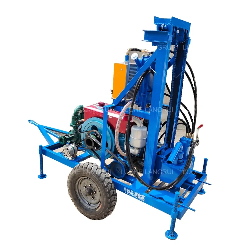 Hydraulic Portable Mine Drilling Rigs 22hp Diesel Underground Borehole ...
