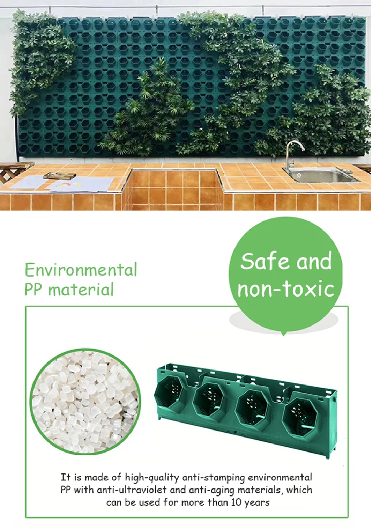 Vertical Garden Modules Vertical Green Wall System Hanging Wall Pot ...