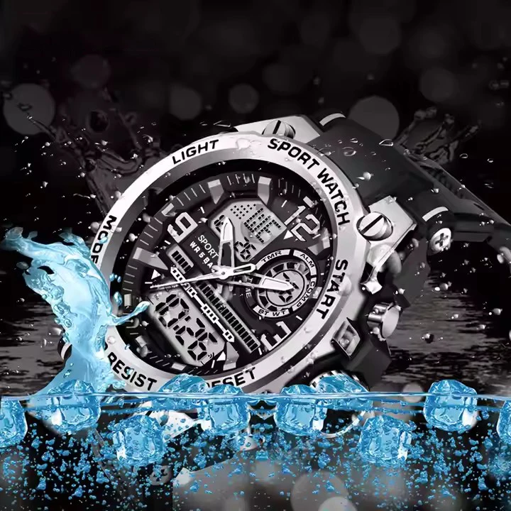 Hot Selling Fashion Wrist Analog Digital Watch Sports Shock Resistant ...