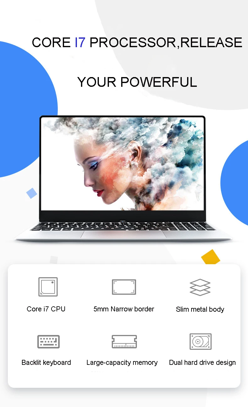 Factory Manufacturing Wholesale Fast Processing 15.6 Inch Intel Core I7 ...