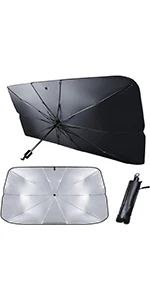 Car Windshield Sun Shade - UV Rays Heat Protector