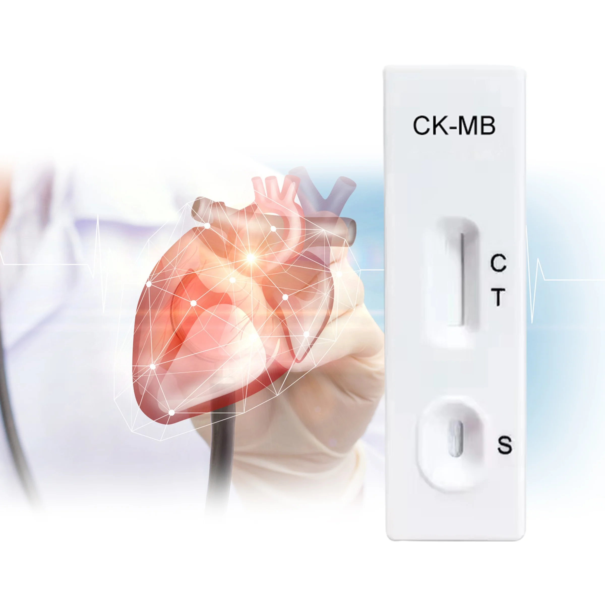 Cardiac Marker Test Cassette Ck-mb Rapid Test Kit - Buy Bacteria Test ...