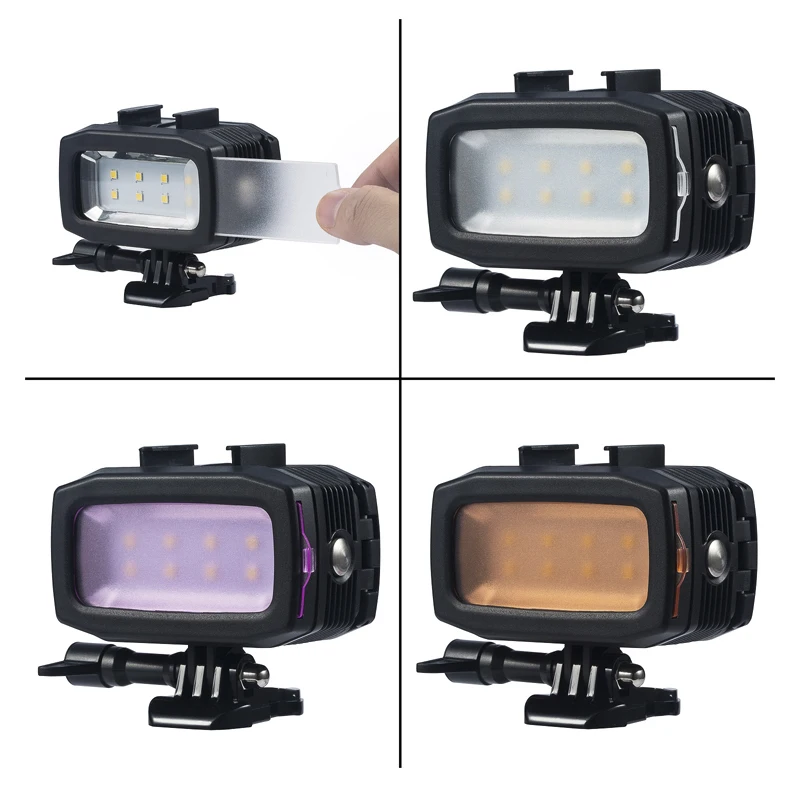High Power 40m Waterproof Diving Underwater Led Video Fill Night Light ...