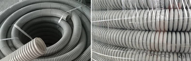 PVC Corrugated Conduit - UV Resistant & Flexible Cable Protection