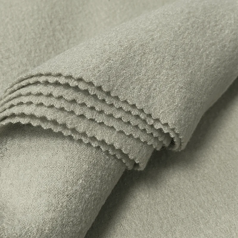 Premium Wool 400gsm Soft & Warm Merino Wool Micro Stretch Tweed Fabric ...