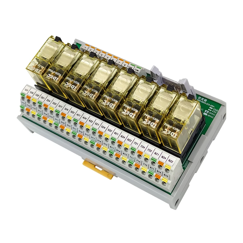 8 Channel 8a 250vac/24vdc Direct Insertion Relay Module . - Buy Direct ...