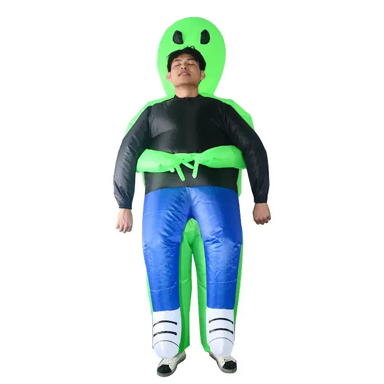 Et-alien Inflatable Monster Costume Scary Green Alien Cosplay Costume ...
