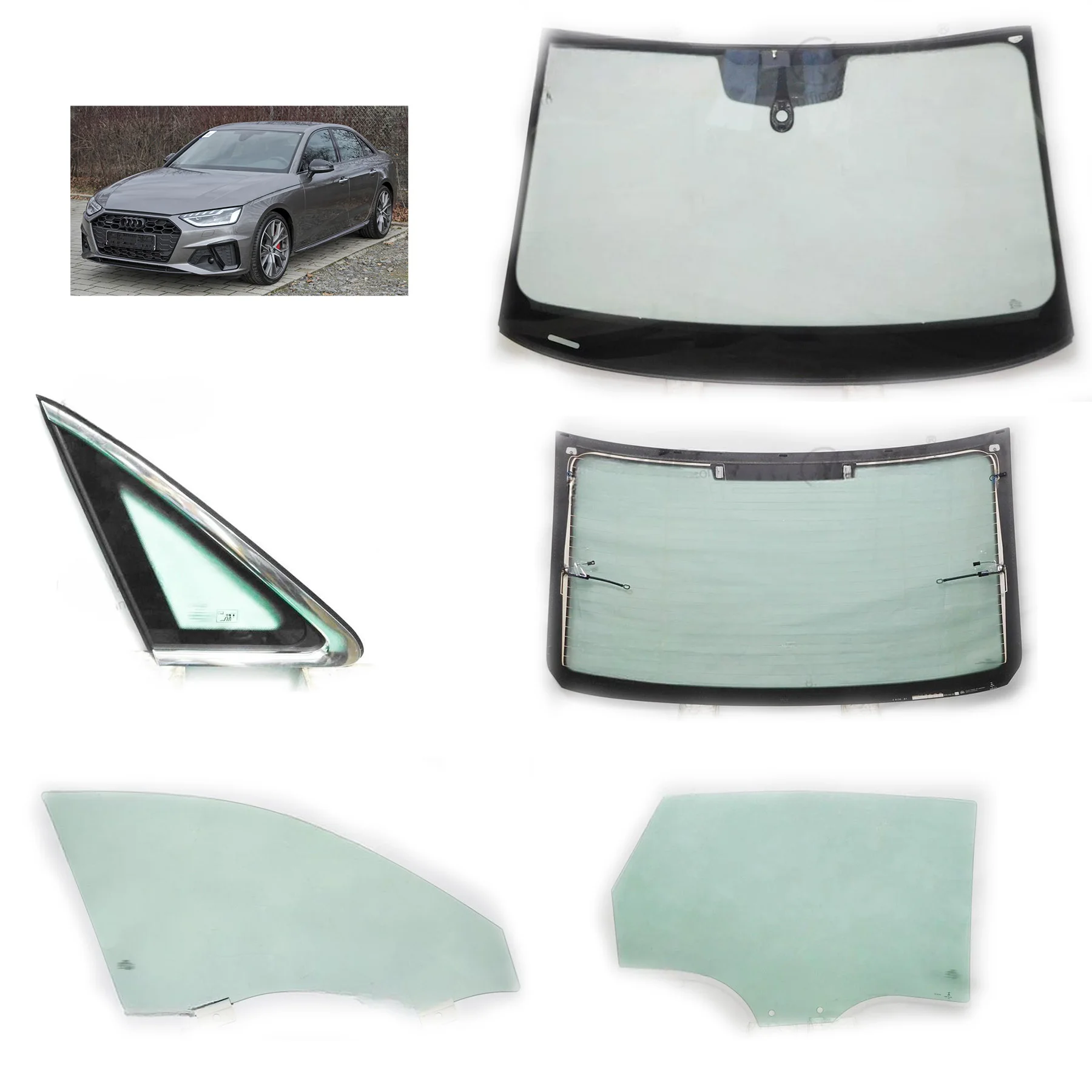 Audi A4 B9 Windshield Glass Sunroof Car Glass Auto Glass Car Parts ...