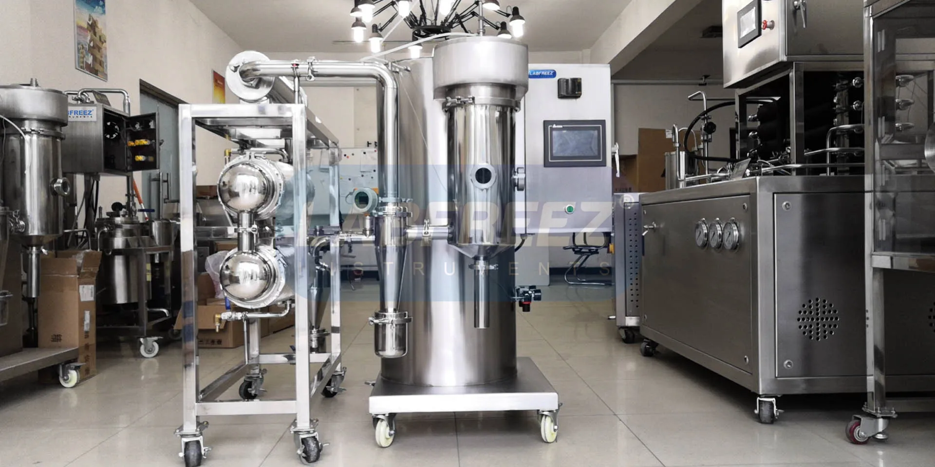 Inert Loop Spray Dryer with Nitrogen Circulation for Solvents