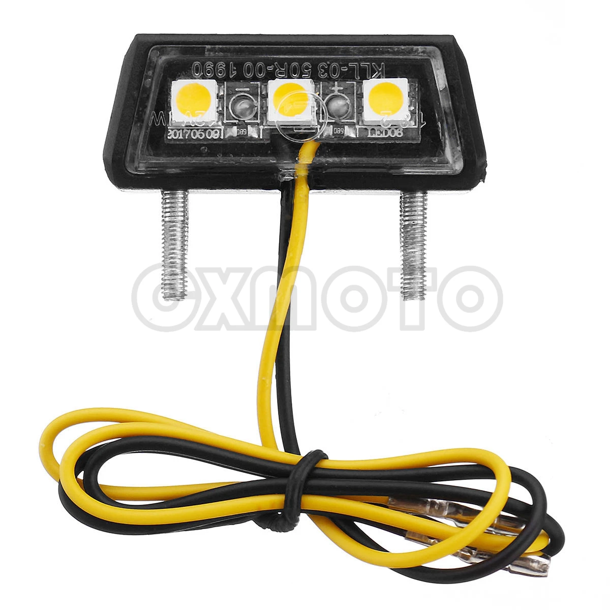 Universal White/blue/amber Light Color Motorcycle Led License Number ...