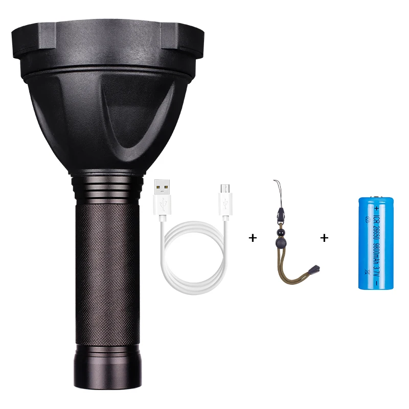 Made In China New Product Police Black Led Torch Light High Quality ...