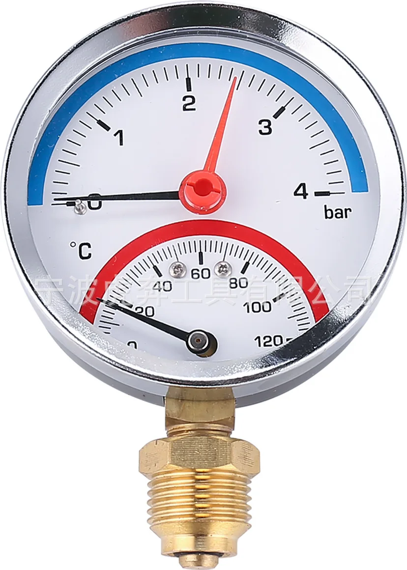 Radial Axial Temperature Pressure Integrated Meter 0-120 Hydraulic ...