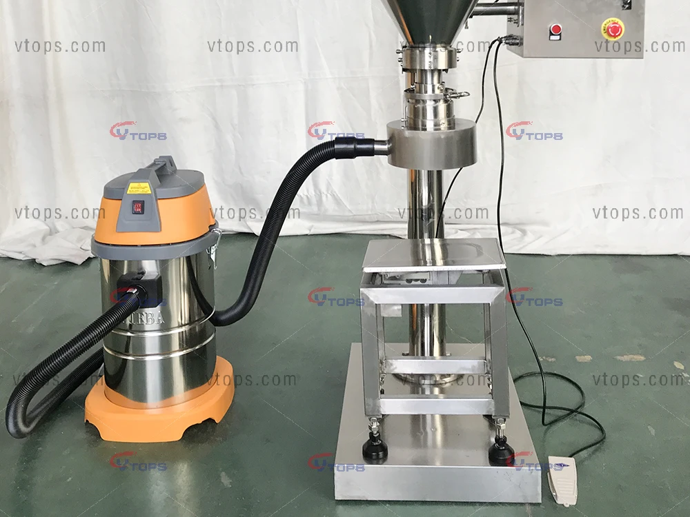 Semi-automatic Servo Motor Auger Filler / Dry Powder Net Weight ...