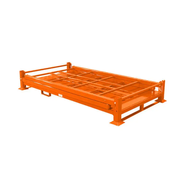 Heavy Duty Stacking Pallet Rack Metal Folding Stacking Racks Commercial ...