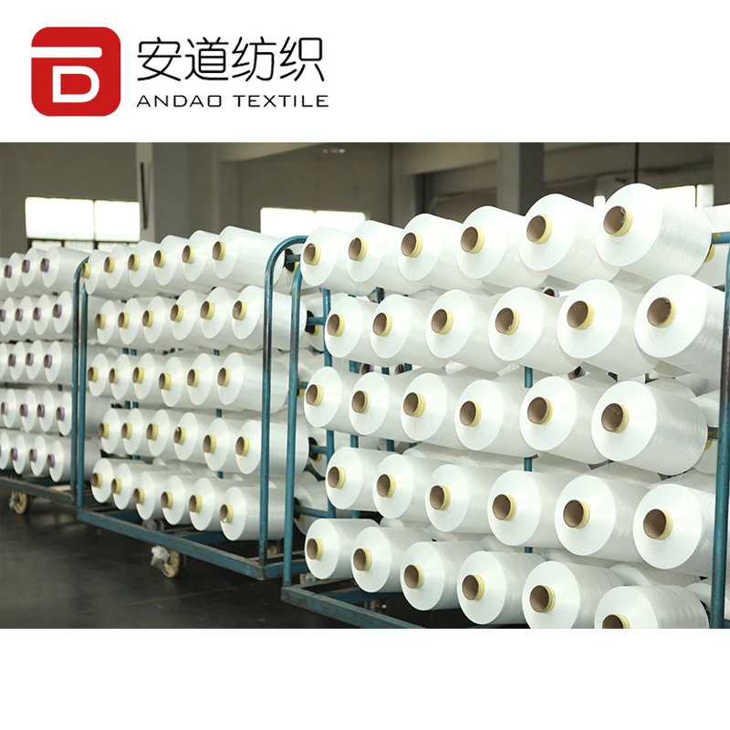 High Quality 150d/48f Semi Dull Raw White Polyester Dty Yarn - Buy 150 Denier Polyester Filament ...