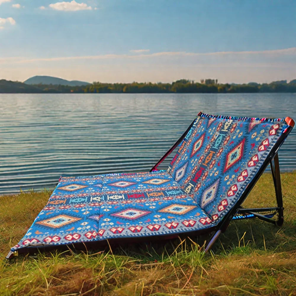 Arabic Saudi/sadu Fabric Floor Folding Chair Set for Gaming
