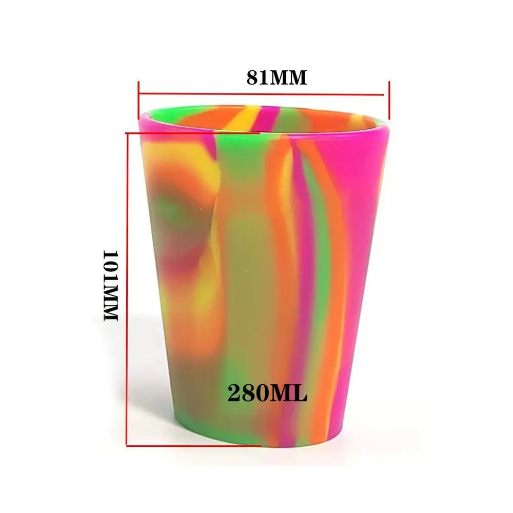 Silicone Water Cup Unbreakable Reusable Coffee Cup Silicon Cup For Wine ...