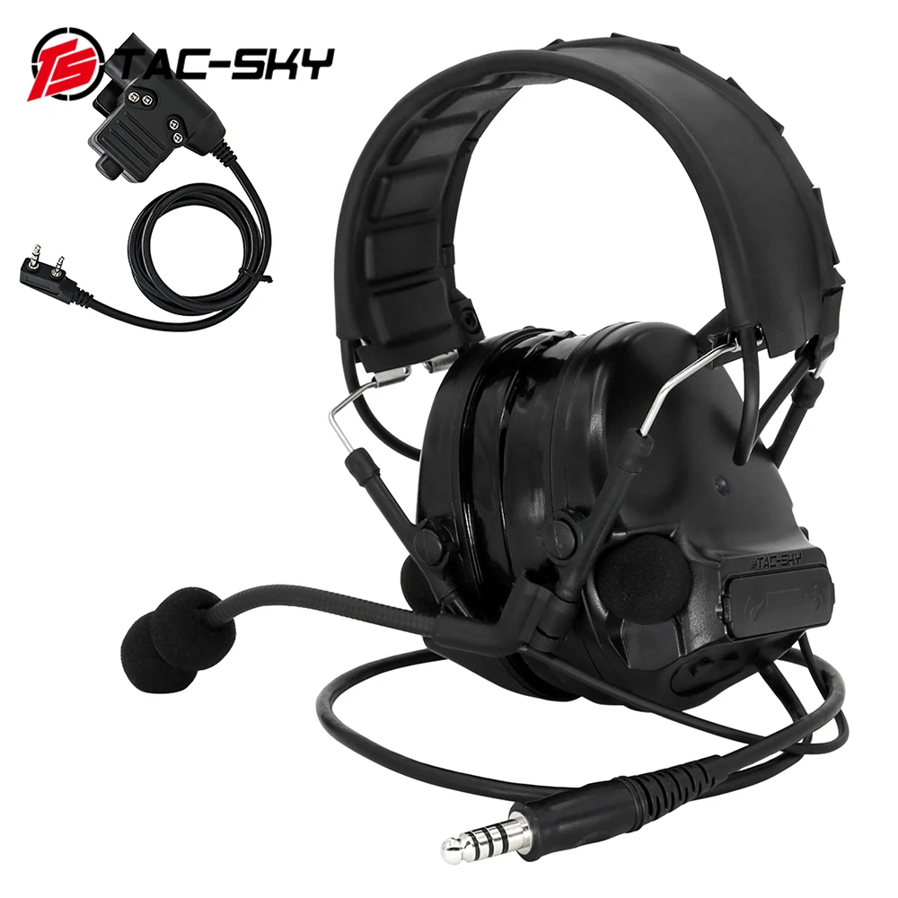 Tstac-sky Comtac Iii New Detachable Headband Silicone Earcups Noise ...