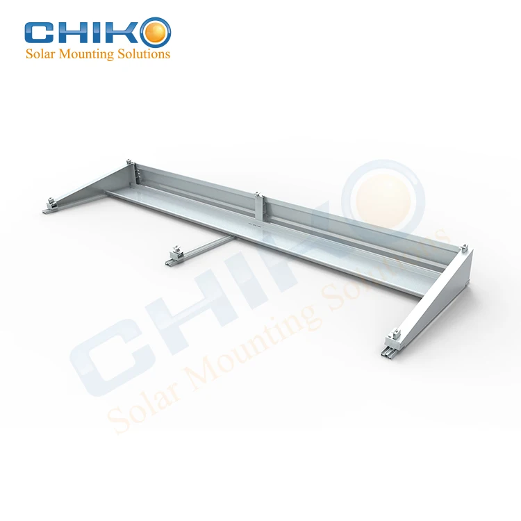 Flat Roof Solar Mounting System Solar Panel Flat Roof Mounting System ...