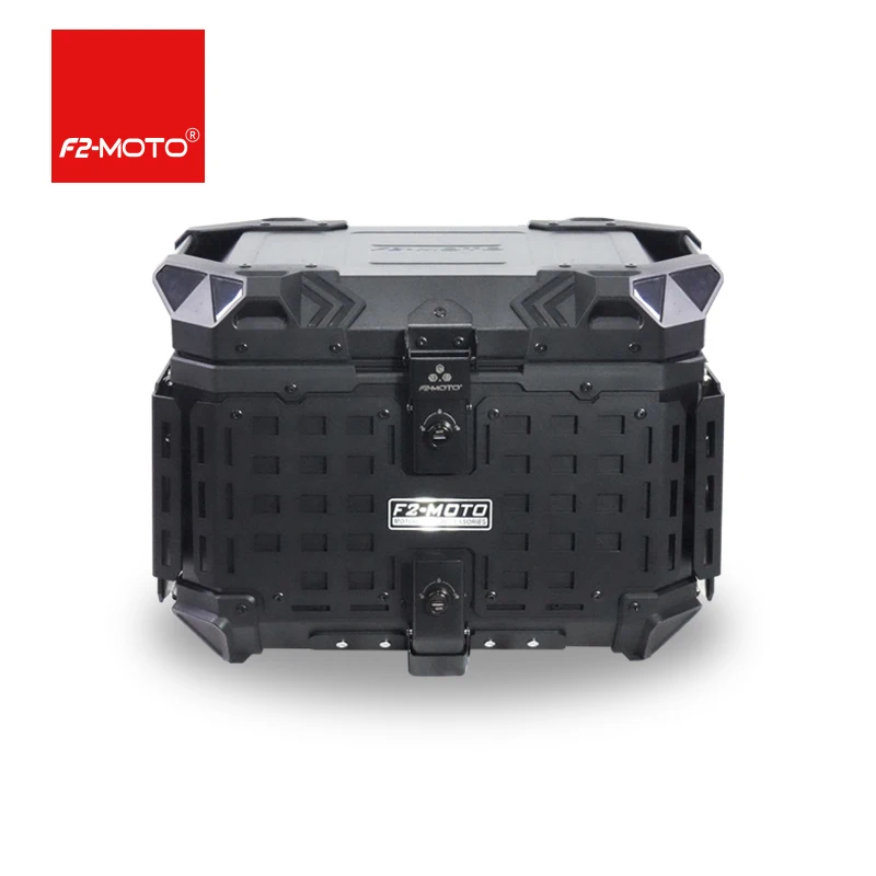F2-MOTO 45L Motorcycle Tail Boxes with Corner Protection