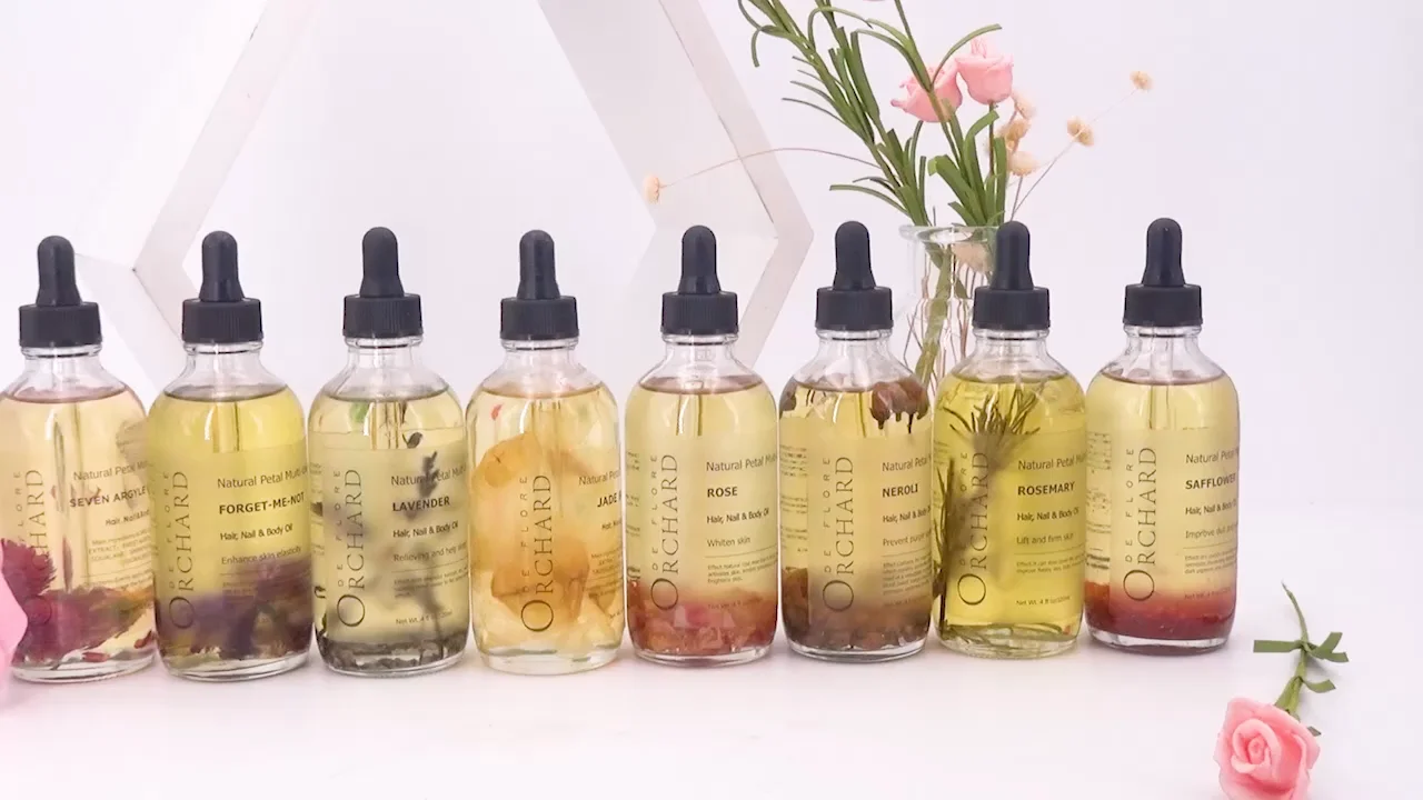 100% Pure Natural Rose Multi-use Essential Oil Rose Body Massage Oil ...