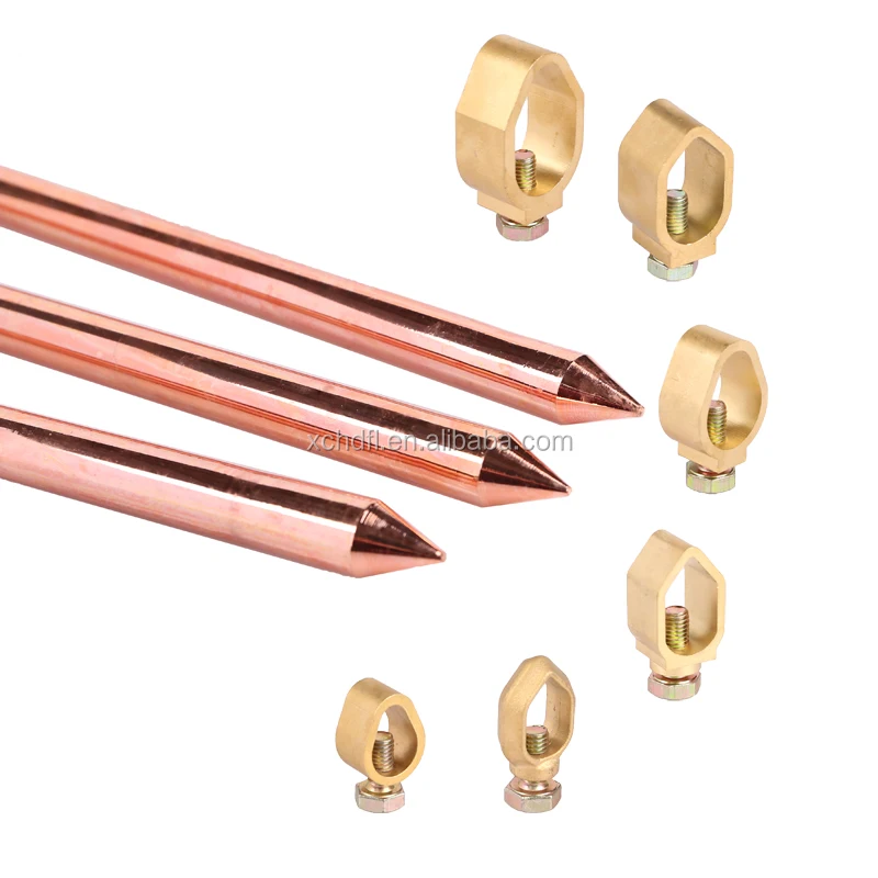 Best Earthing Pure Copper Weld Earthing Ground Rod For Electric Work ...