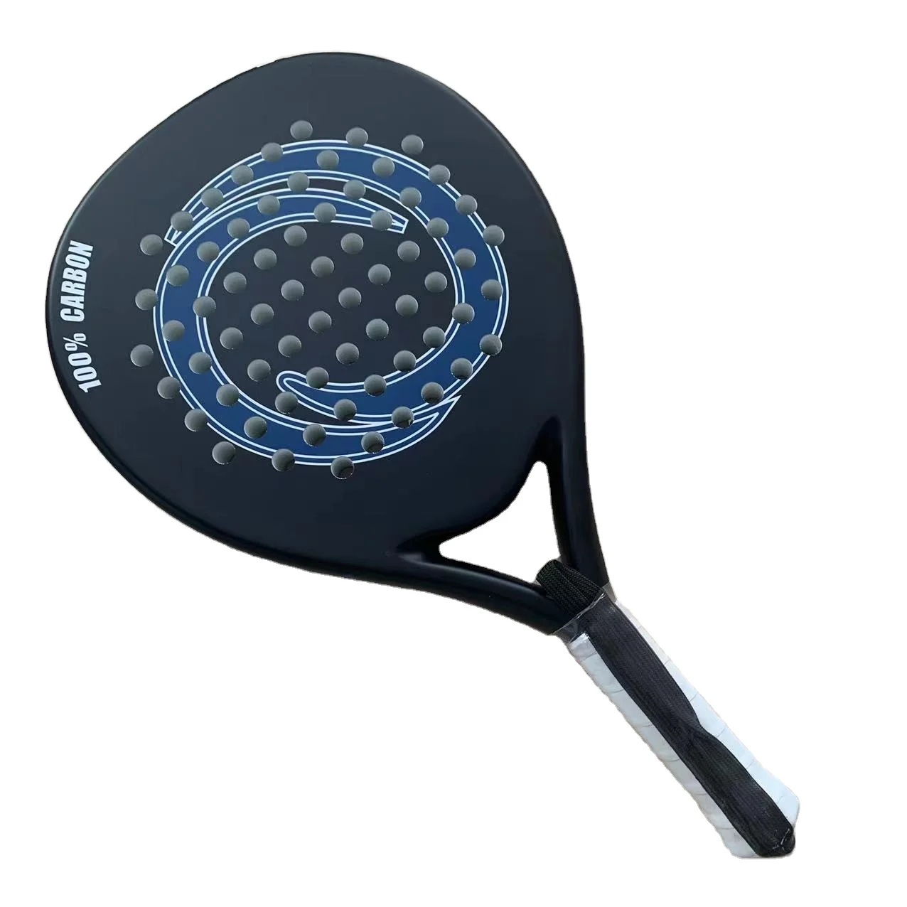 Blue Beach Racket Padel Racket Carbon Fiber Surface With Eva Memory ...