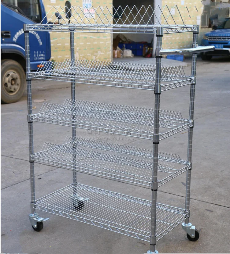 SMT Reel Storage ESD Cart - Antistatic Mesh Trolley