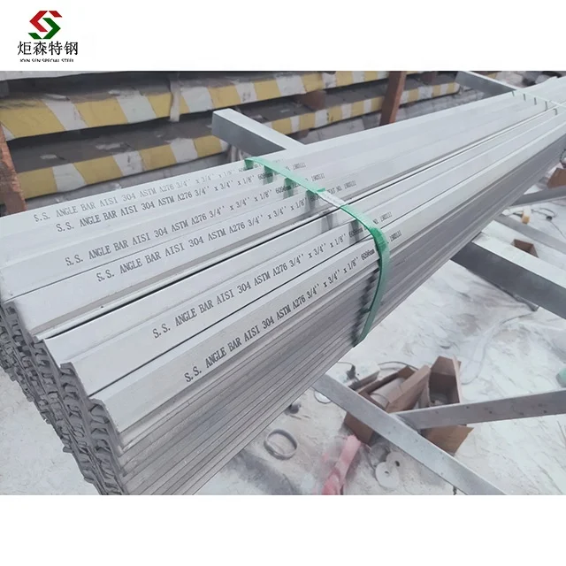 Hot Rolled Aisi304 Stainless Steel Angle Bar Size 50x50x6 Mm Hrap No.1 ...
