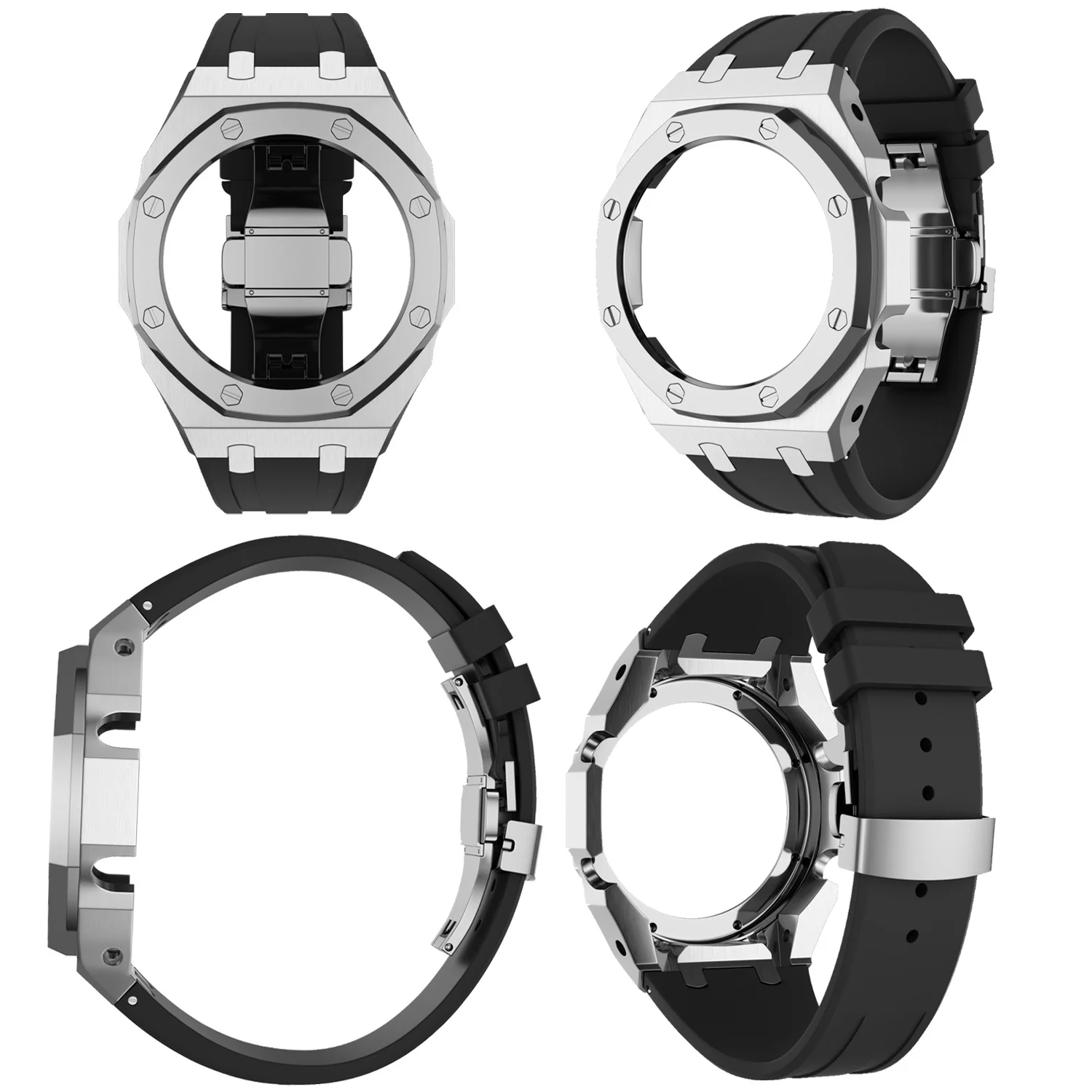 Newest 4th G Shock Rubber Strap Ga2100 Rubber Stainless Steel With ...