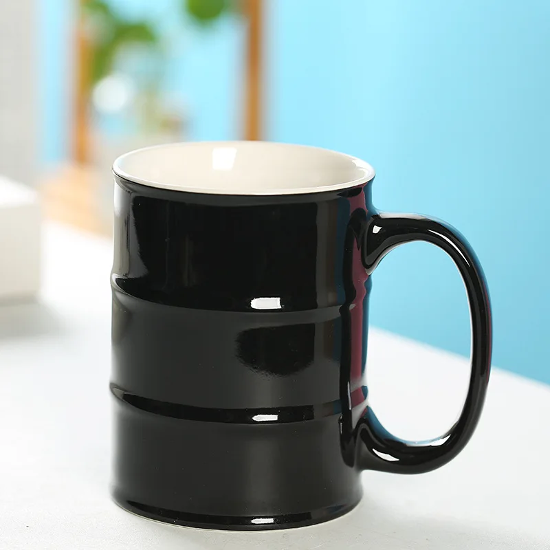 Custom Logo Oil Gas Mugs - Petroleum Petrol 55 Gallon Drum Cup