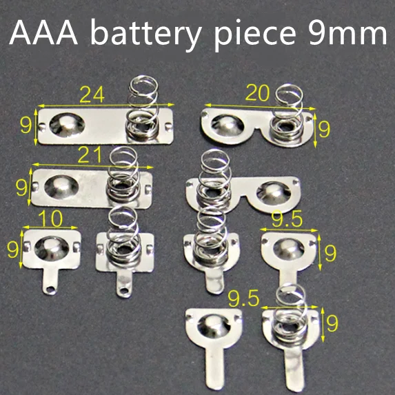 Battery Spring Clips - Secure AA and AAA Battery Contacts