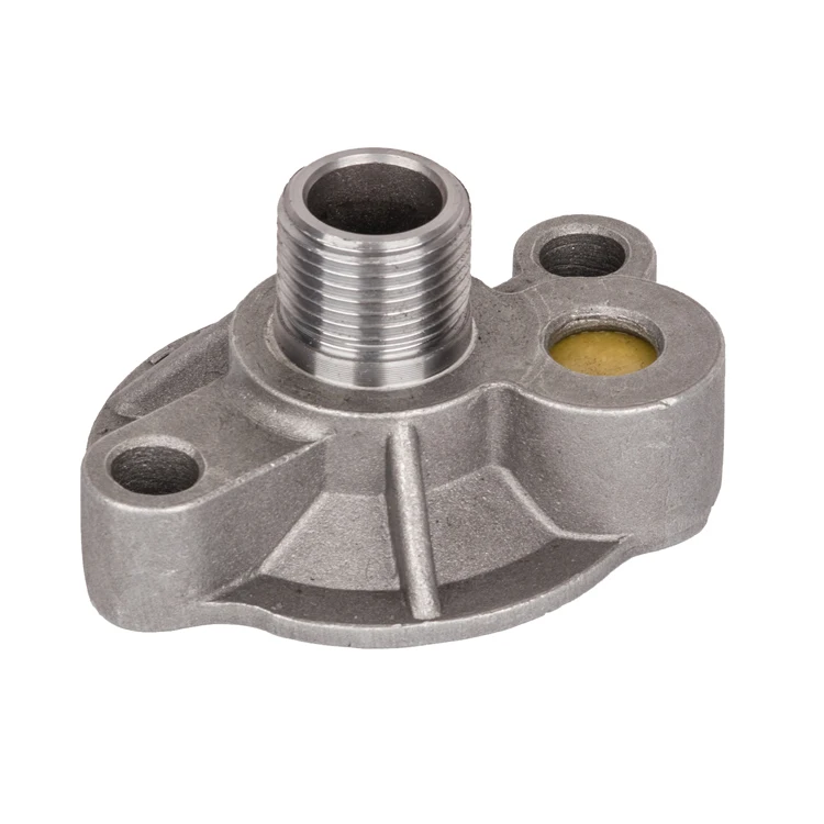 Die Casted Aluminum Engine Oil Filter Adapter for GM 350 SBC Chevy ...
