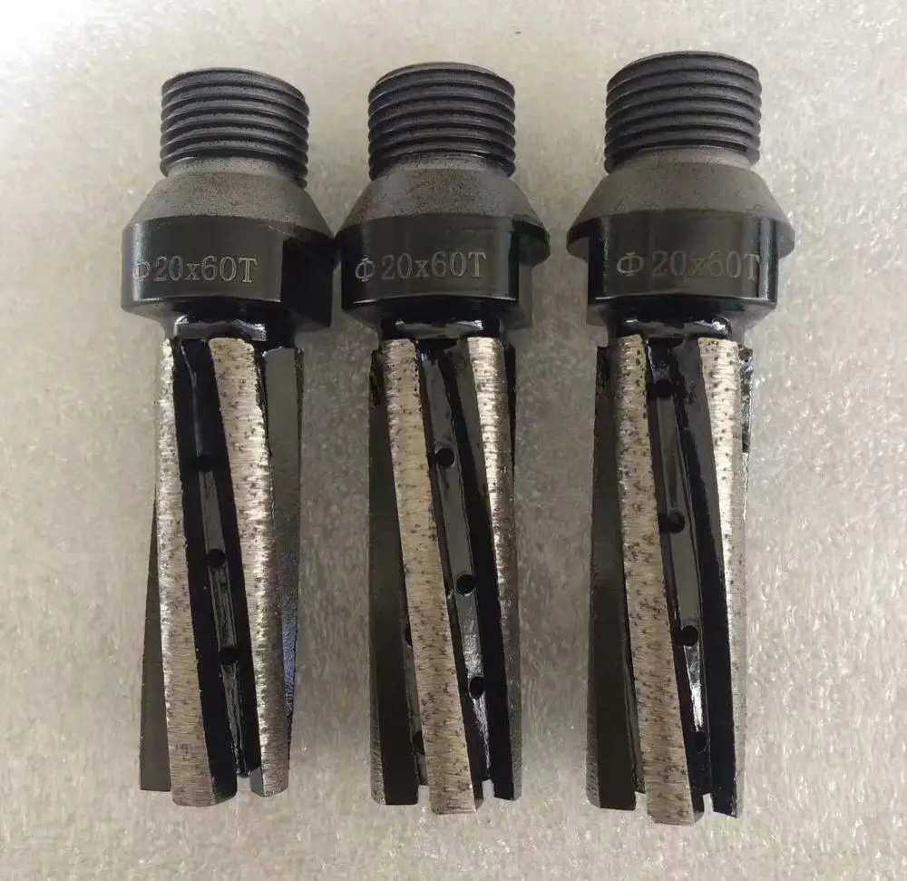 Electroplated Finger Bit - Diamond Granite CNC Machine Drilling