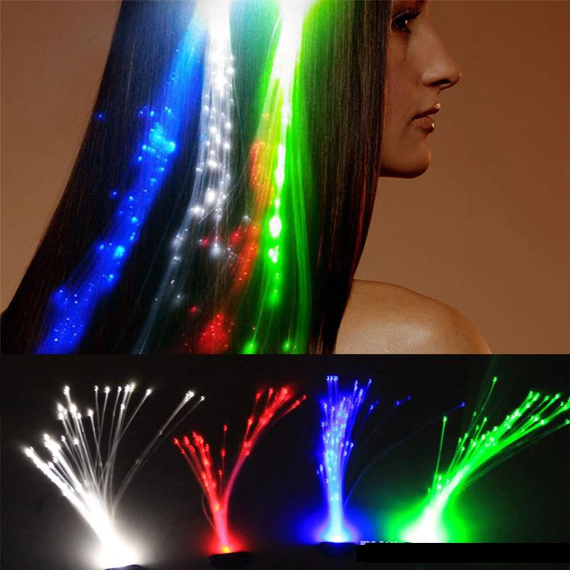 Fashional Led Hair Extension Colorful Flash Led Braid Novelty ...