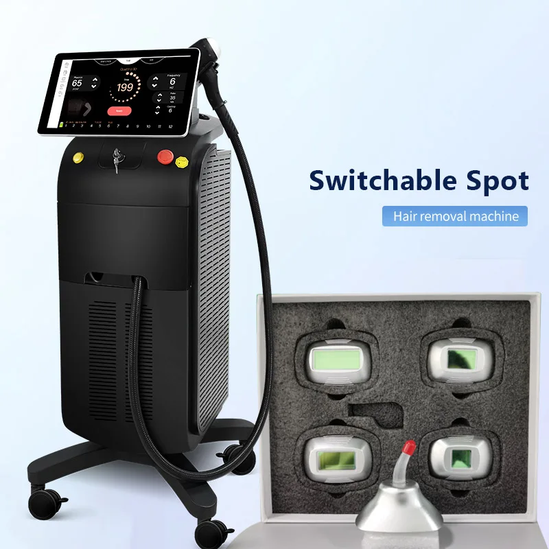 Triple Wave Ice Titanium Platinum/ 755 1064 808nm Diode Laser Hair ...