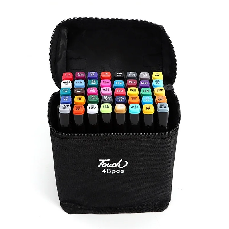 Dual-head Touch Color Pen Set - 30 Colors for Artistic Creativity
