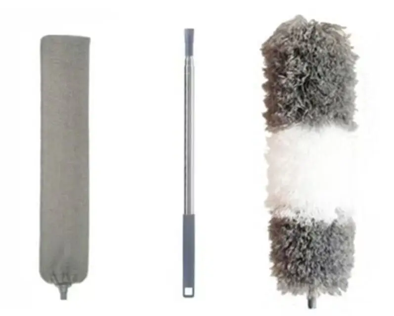 Efficient Ceiling Cleaning with Long Telescoping Rod Duster
