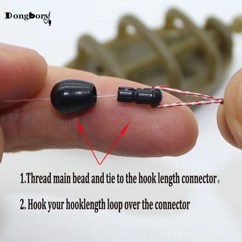 Rapid Quick Change Beads Camo Fishing Change Hooklength Instantly Shock ...