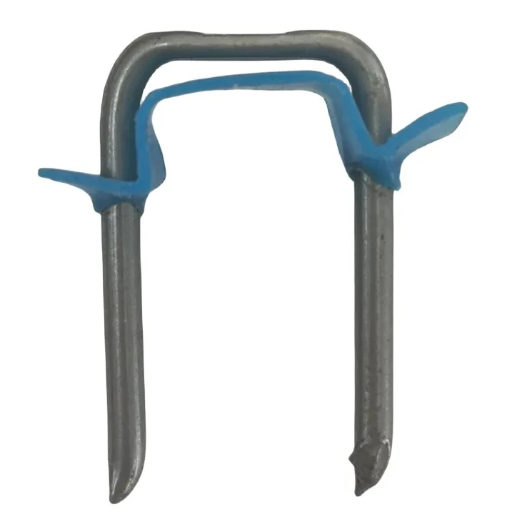 1/2" Carbon Steel Nail Safety Insulated Metal Staple With Sharp Tip ...