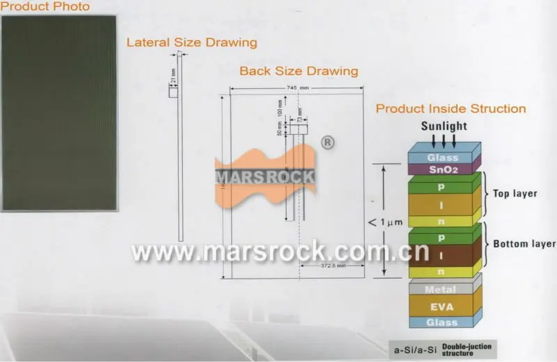Amorphous Thin Film Solar Cells - Efficient Dim Light Power