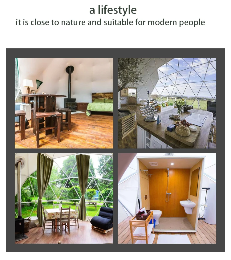 Outdoor Waterproof Glamping Tent - Geodesic Dome Hotel