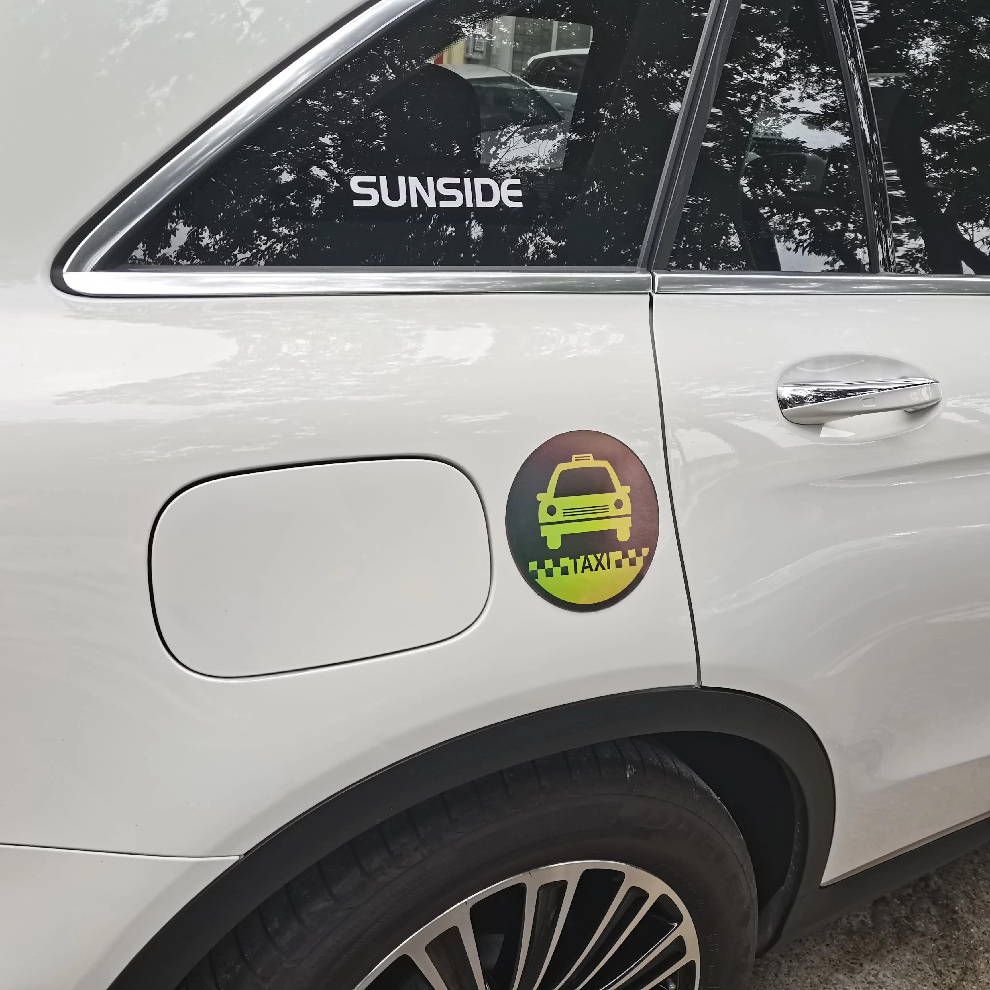 Custom Die Cut Magnetic Vehicle Bumper Magnet Removable Sign Sticker ...