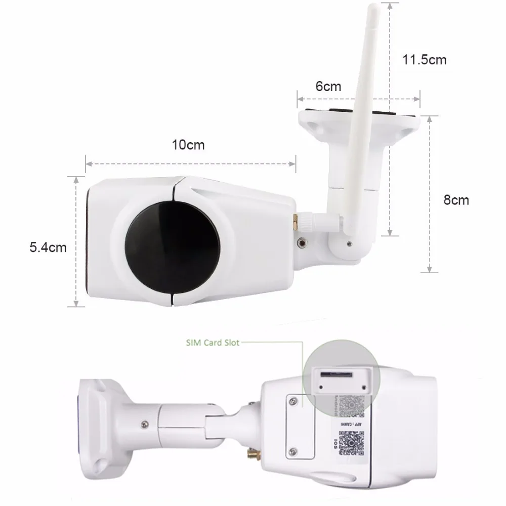 Panoramic Outdoor Security Camera 2.0mp 1080p Waterproof Wifi Ip Camera ...